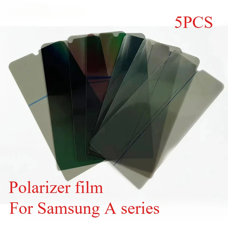 5pcs Screen Polarizer Film For Samsung A10 A20 A30 A40 A50 A60 A70 A80 ...