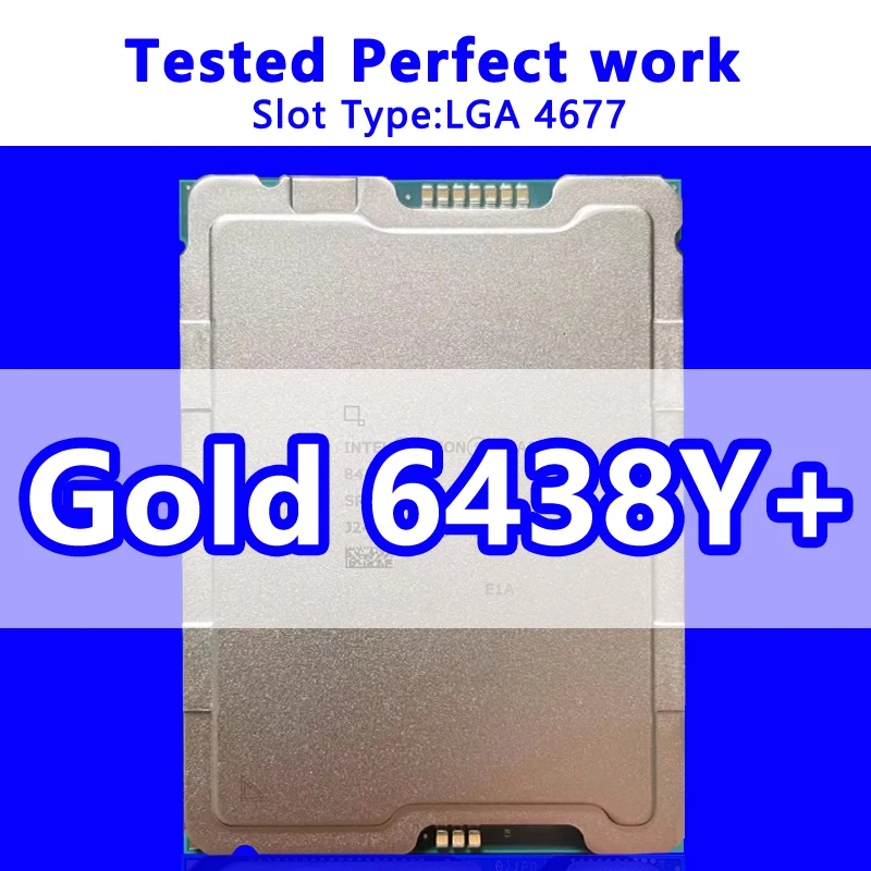 서버 마더보드 C741 칩셋용 제온 골드 6438Y + 프로세서 SRMGM 32C 64T 60M 캐시, 2.00GHz 메인 ...