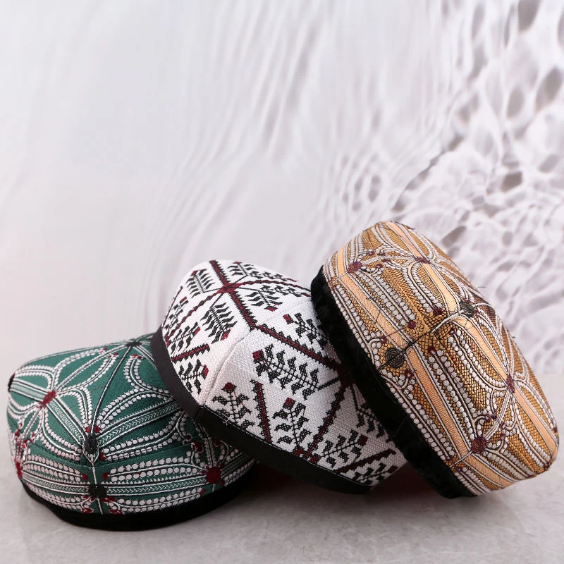 Muslim-Caps-For-Men-Clothing-Freeshipping-Prayer-Hat-Hand-Embroidery ...