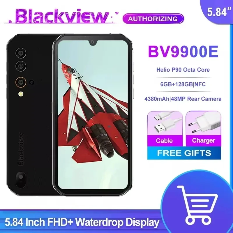 Blackview-BV9900E-6GB-128GB-IP68-Waterproof-Smartphone-5-84-4380mAh ...