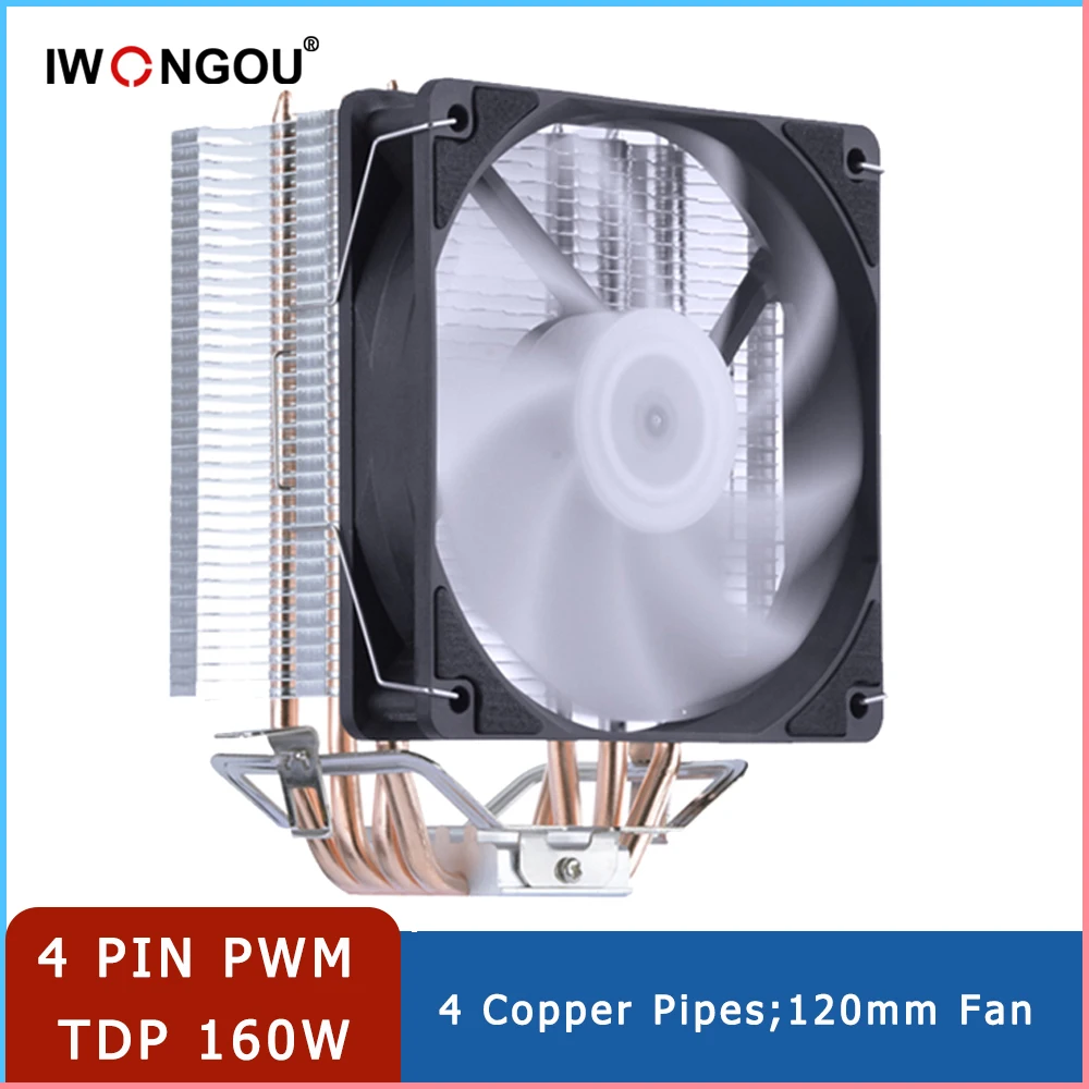 x99 Processor Cooler PWM 4Pin Cooling 4 Heatpipes Rgb Air Cooler Cpu ...