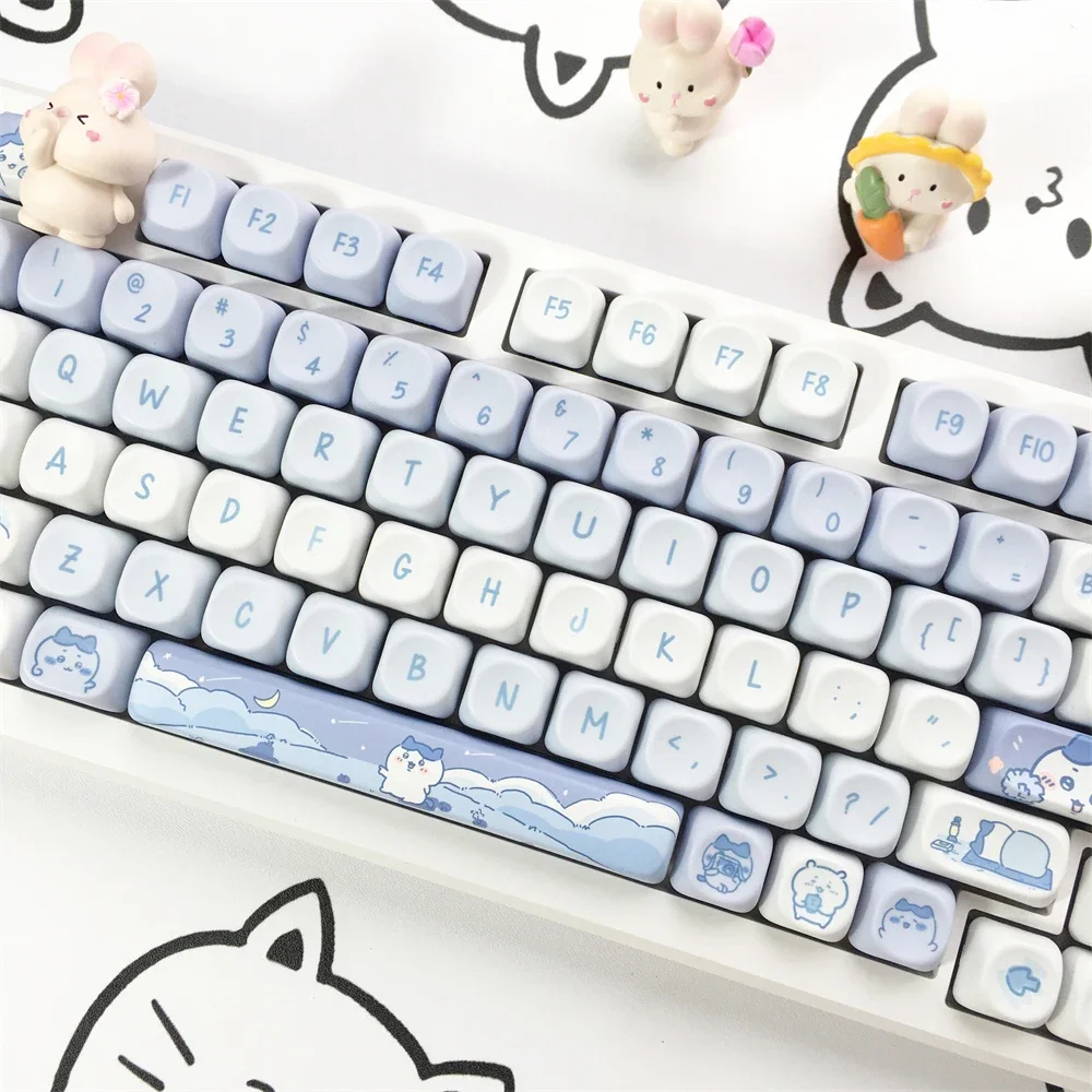 Cute Chiikawa Usagi Keycap Keyboard Decoration - Chiikawa Plush