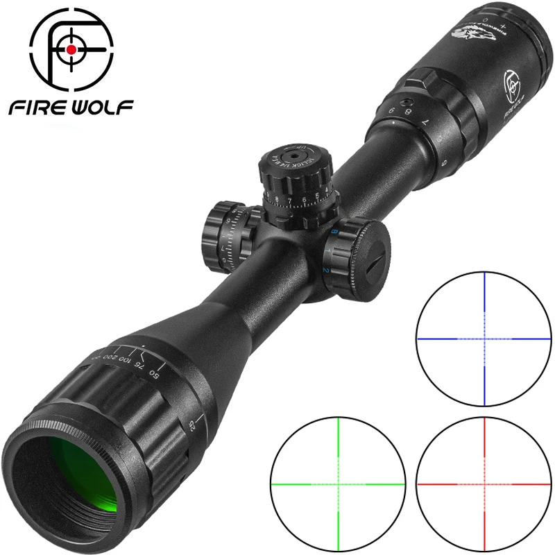 VOMZ 6-24x50 AOEG Scope Rangefinder Rifle Scope With Holographic 4 ...