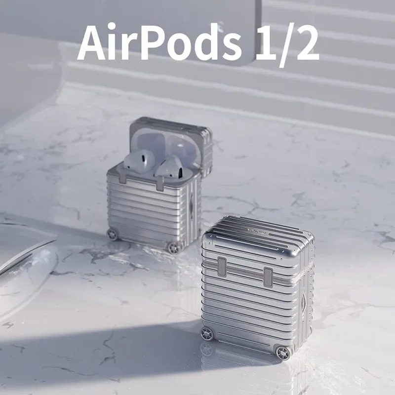 Fashion-Individual-Suitcase-For-Airpods1-2-3-Pro-Luggage-Style-Airports ...