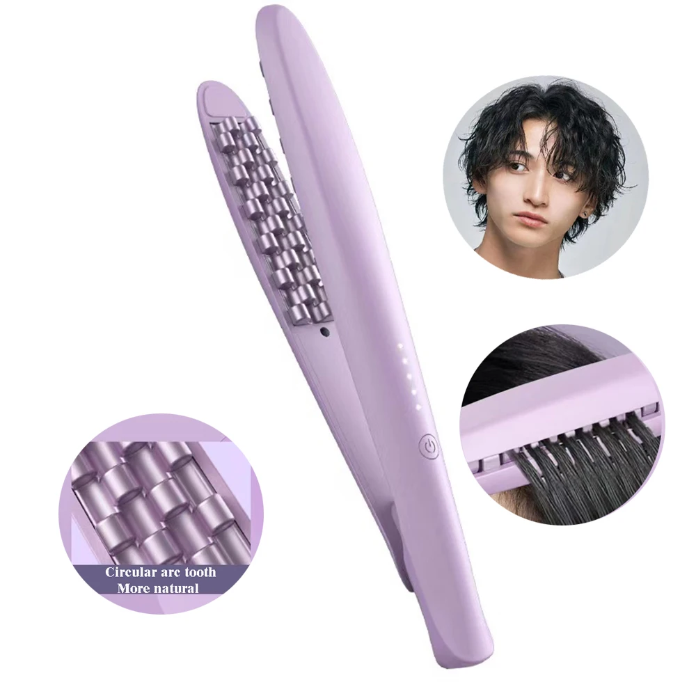 Fluffy Curling Iron Corn Beard Perm Grid Splint Electric Hair Root ...