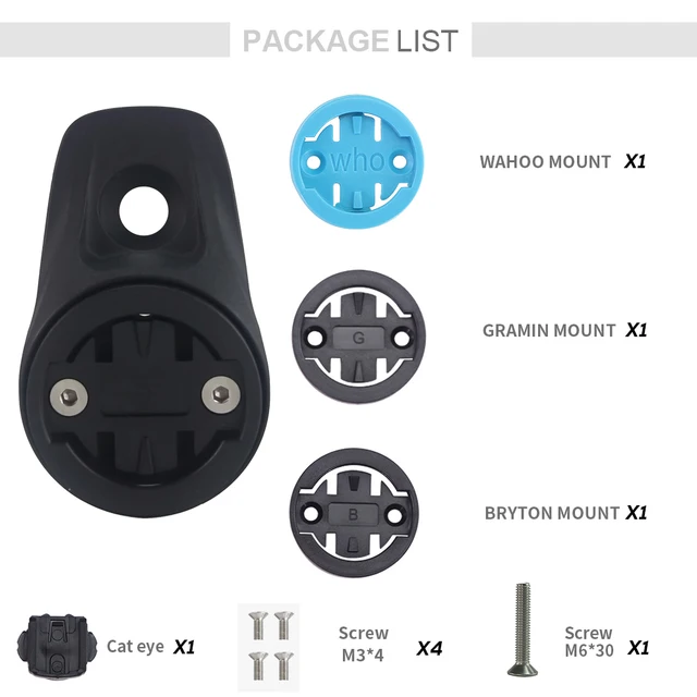 Computador Mount Syncros para Garmin, Wahoo, Bryton, Fraser, Ic, Sl, WC ...