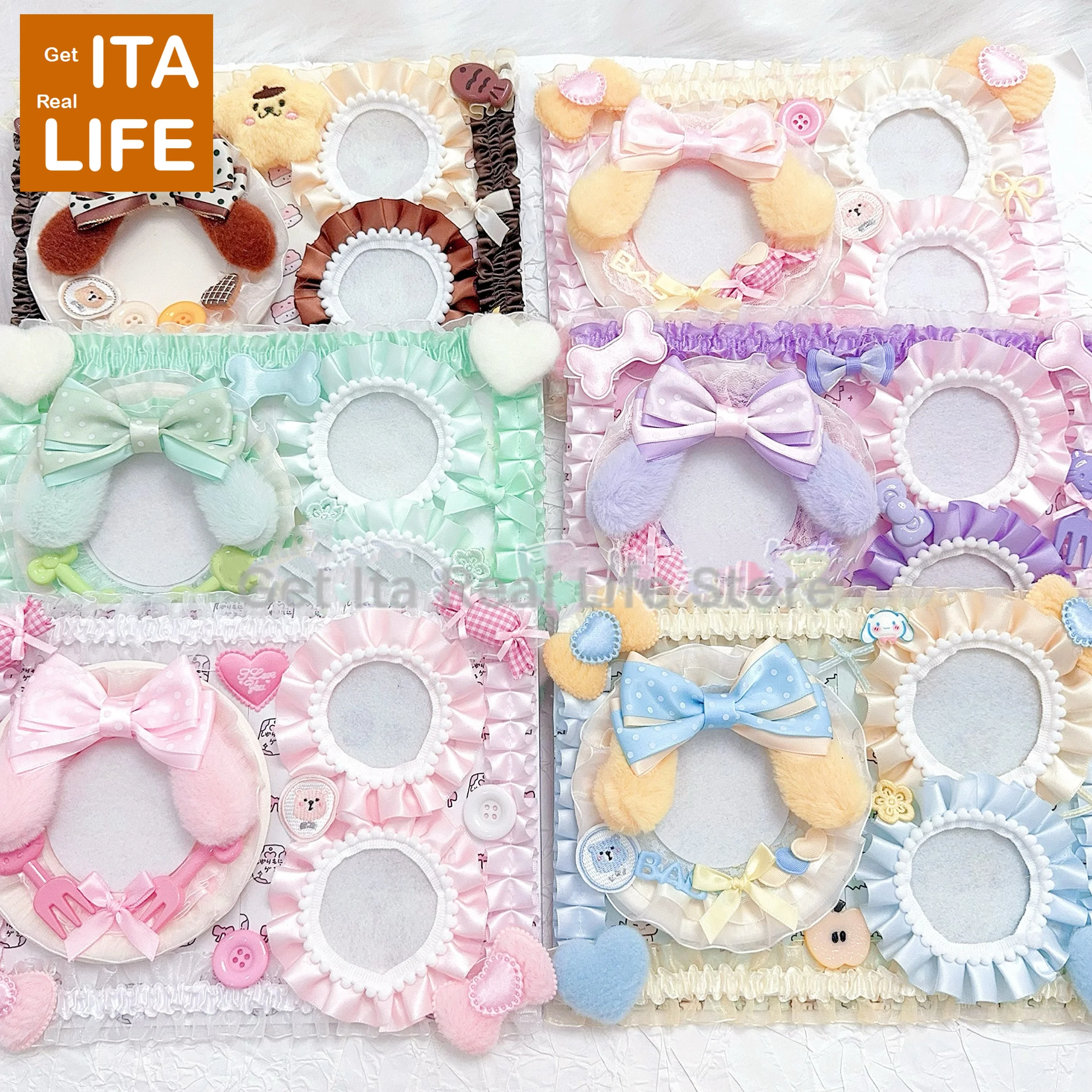 Italife Ita Bag Anime Badge Holder Set Colorful Decoration Kawaii Candy ...