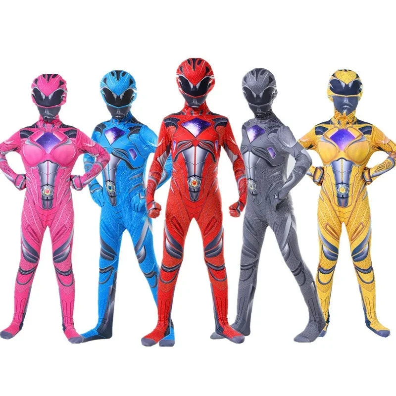 Disfraz-de-Rangers-Power-Mecha-Five-Beast-disfraz-de-Anime-disfraces-de ...