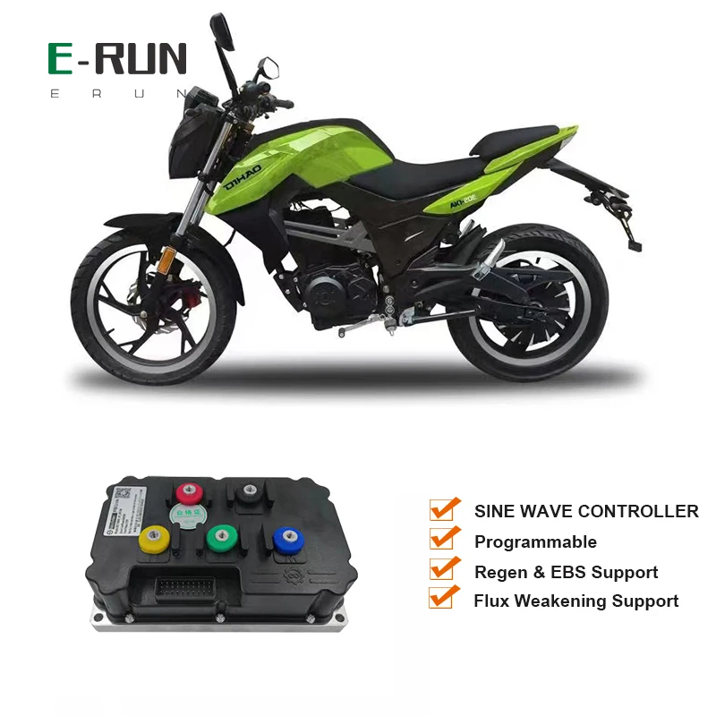 Fardriver 72V 400A DC BLDC Sine Wave Controller ND72850 Programmable ...