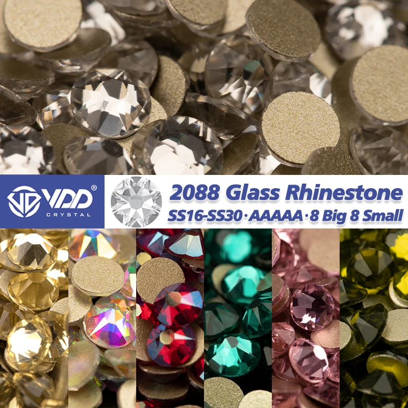 VDD-SS16-SS30-High-Quality-AAAAA-2088-8-Big-8-Small-Rhinestones-Crystal ...