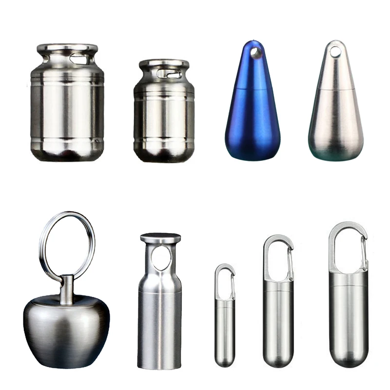 Mini-Pill-Box-Pure-Titanium-Stainless-Steel-Waterdrop-Pendant-Pill ...