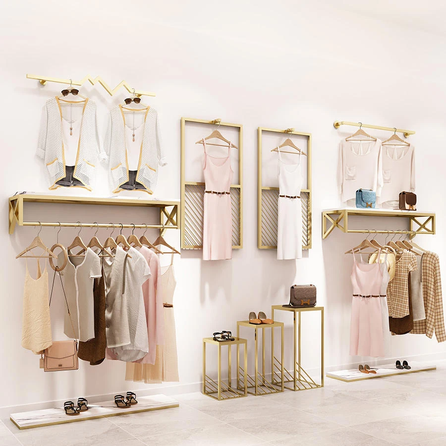 Estantes-de-ropa-colgantes-de-Boutique-personalizados-estante-de-ropa ...