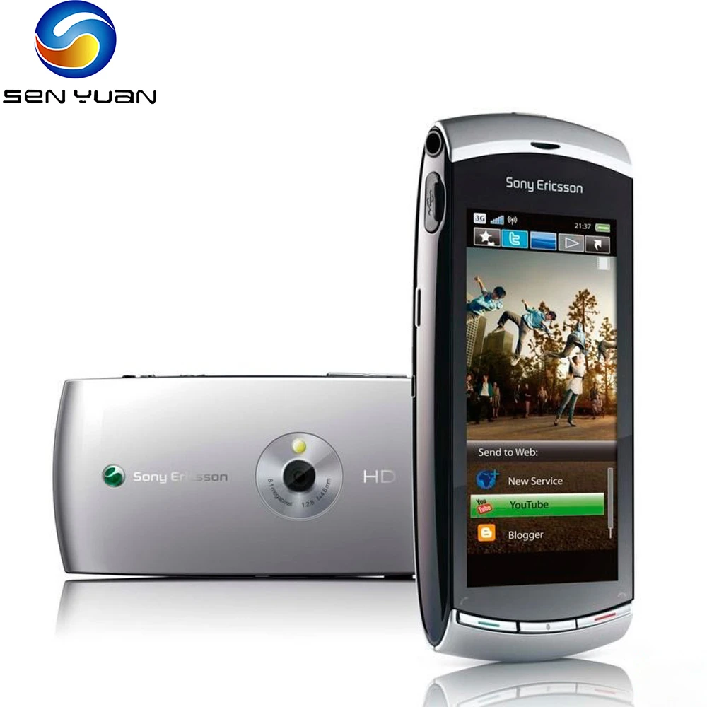 Original Sony Ericsson Vivaz U5 U5i 3G Mobile Phone Unlocked 3.2'' 8MP ...