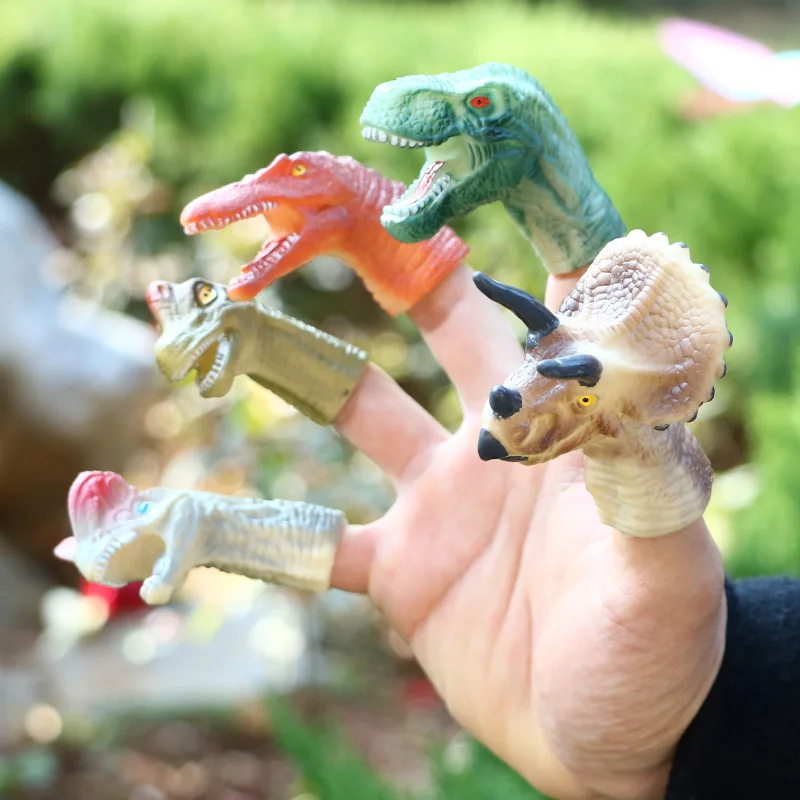 Novelty-Funny-Simulation-Small-Dinosaur-Finger-Puppet-Children-s-Prank ...