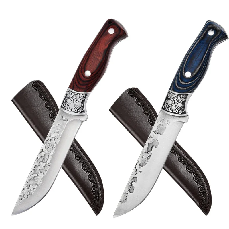 Geschmiedetes-Hackmesser-K-chenchef-Messer-Edelstahl-Hand-Fleisch ...