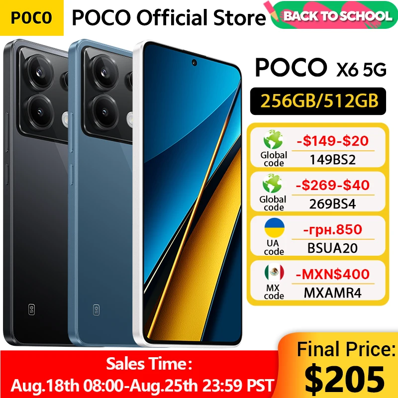 Global-Version-POCO-X6-5G-NFC-Snapdragon-7s-Gen-2-Smartphone-120Hz-Flow ...