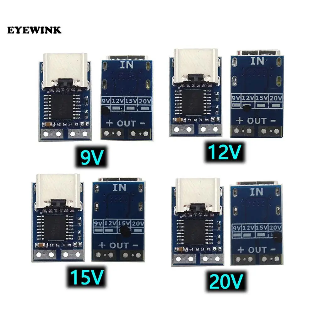 PDC004 PD PD 디코이 모듈 Ip2721 PD23.0 DC DC 트리거 연장 케이블 QC4 충전기 9V 12V 15V ...