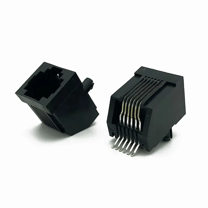 Conector-RJ25-SMT-de-ngulo-recto-RJ12-6P6C-conector-hembra-enchufe ...