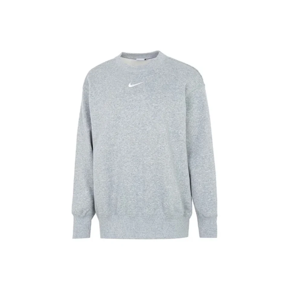 Original-nike-feminino-cinza-crewneck-moletom-inverno-novo-pul-ver ...