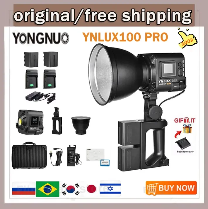 Yongnuo LUX100 YNLUX100 PRO 120W 2700K 6500K Bowens Mount Handheld ...