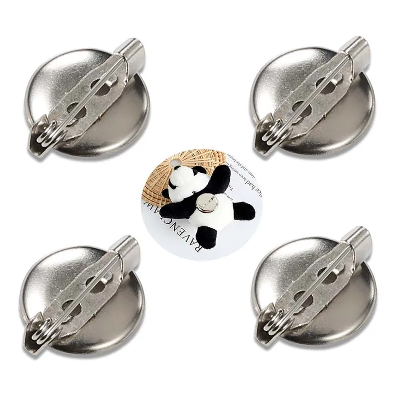 50Pcs-Plated-Metal-Cabochon-Basic-Round-Brooch-Bar-Pin-Blank-Back-Base ...