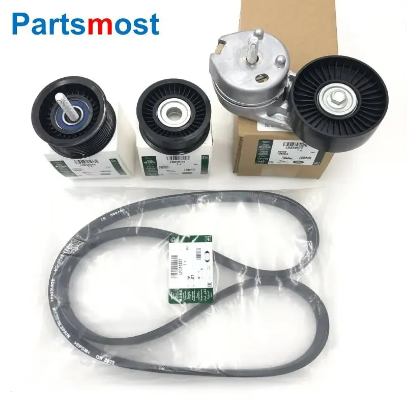 3-0-V6-5-0-V8-Drive-Belt-Idler-pulley-Tensioner-for-Discovery-LR4-Range ...