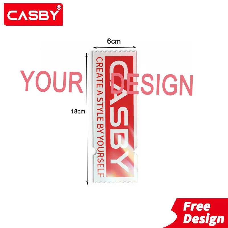 6pacs-Custom-Acrylic-Decoration-Bookmark-Blank-Diy-Ticket-Stub-Sticker ...