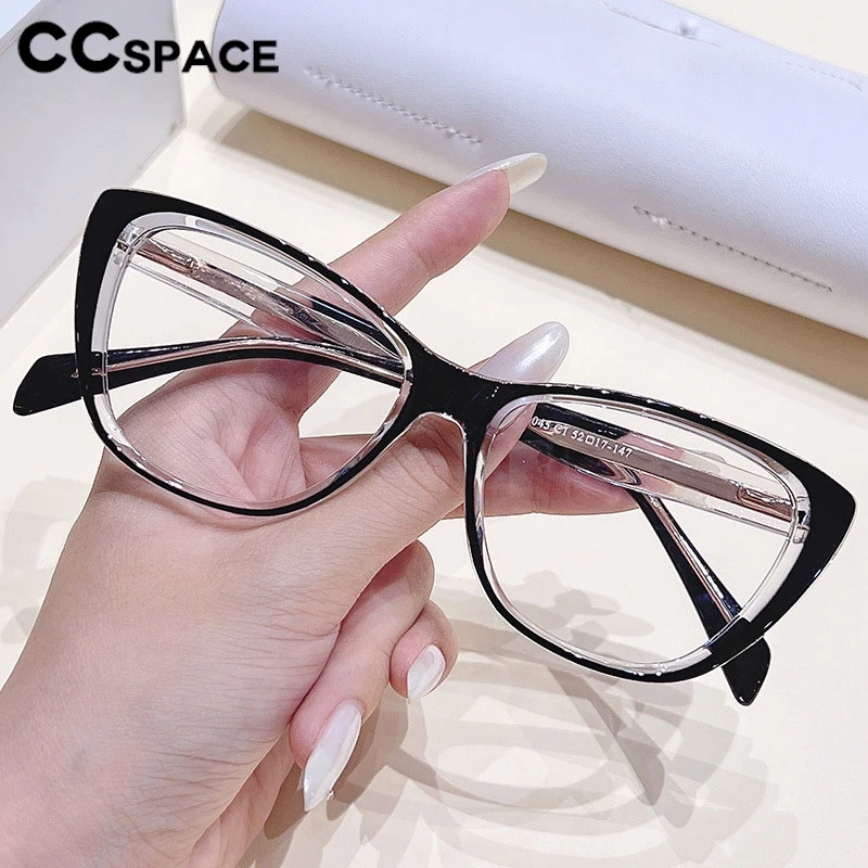 Fashion-Cat-Eye-Anti-Blue-Light-Glasses-Frame-Spring-Hinge-Optical ...