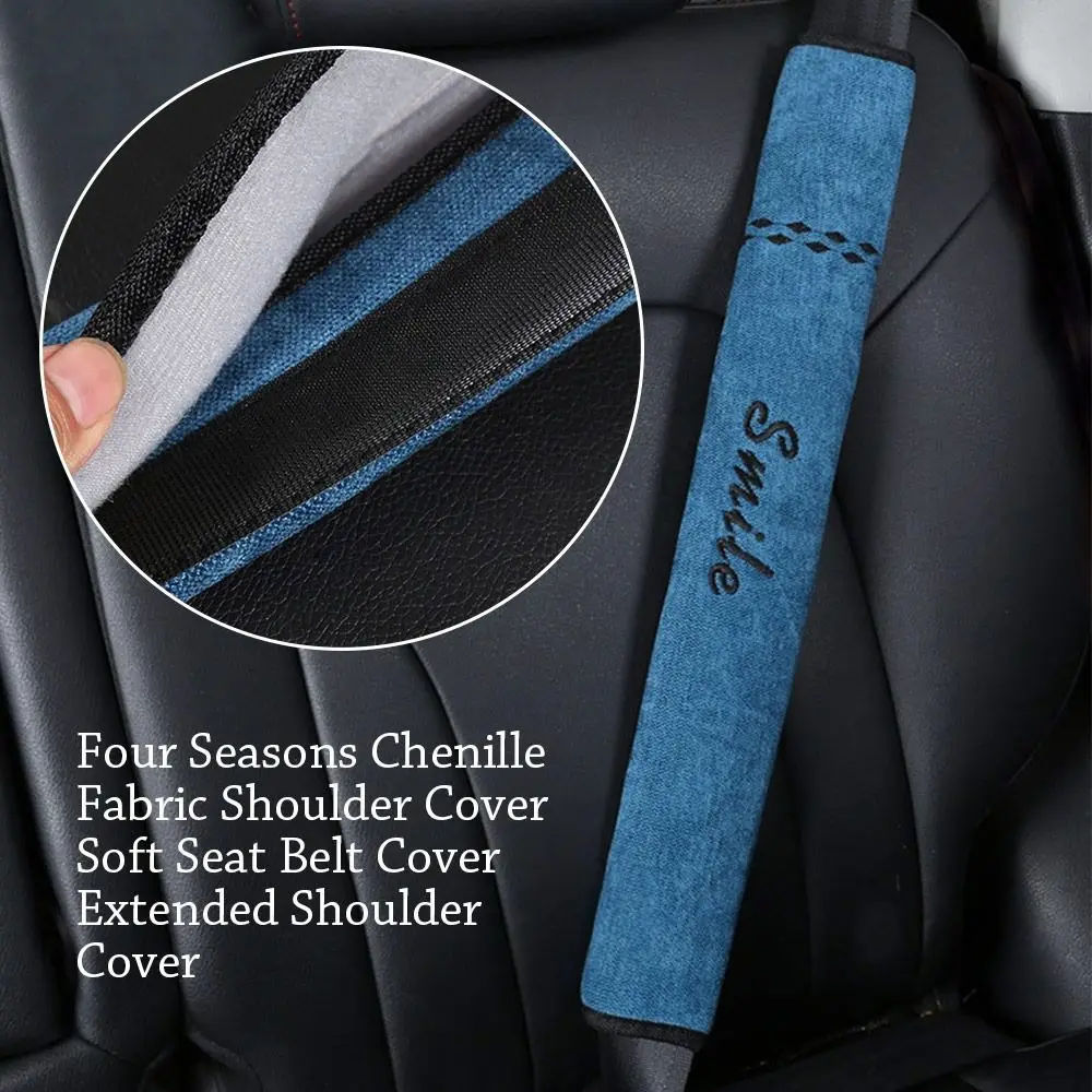 Universal Car Seat Belt Cover Adjustable Car Safety Belt Cover Shoulder ...