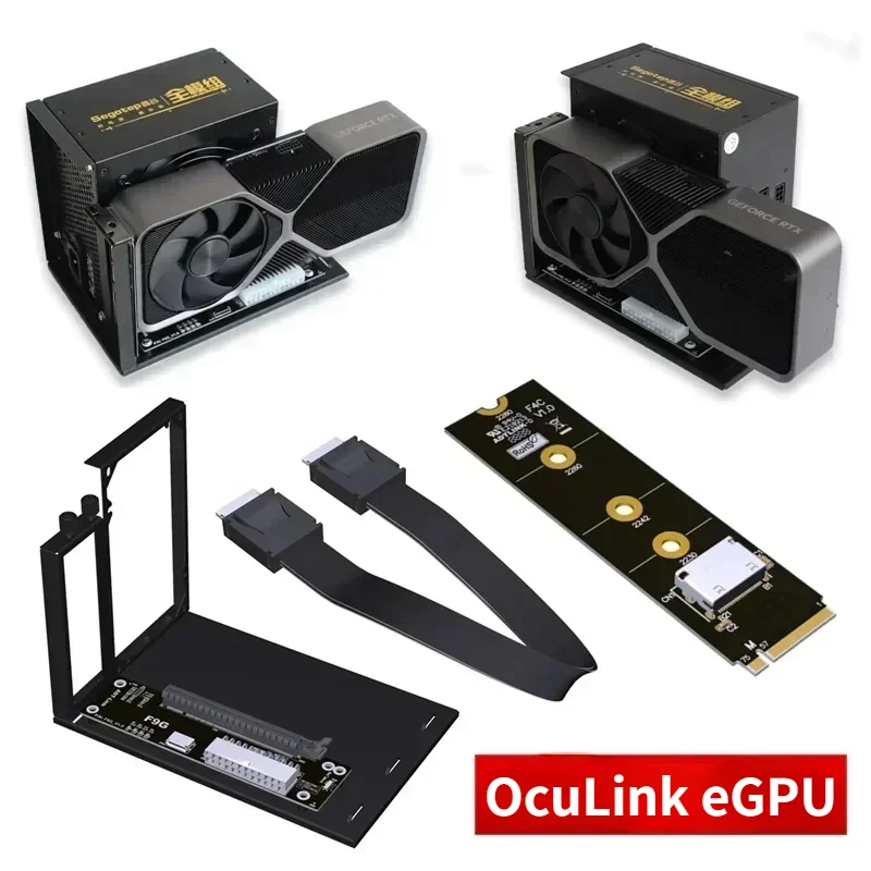 OCuLink PCI-E 4.0 X4 Video Card GPU Dock Metal Bracket External ...