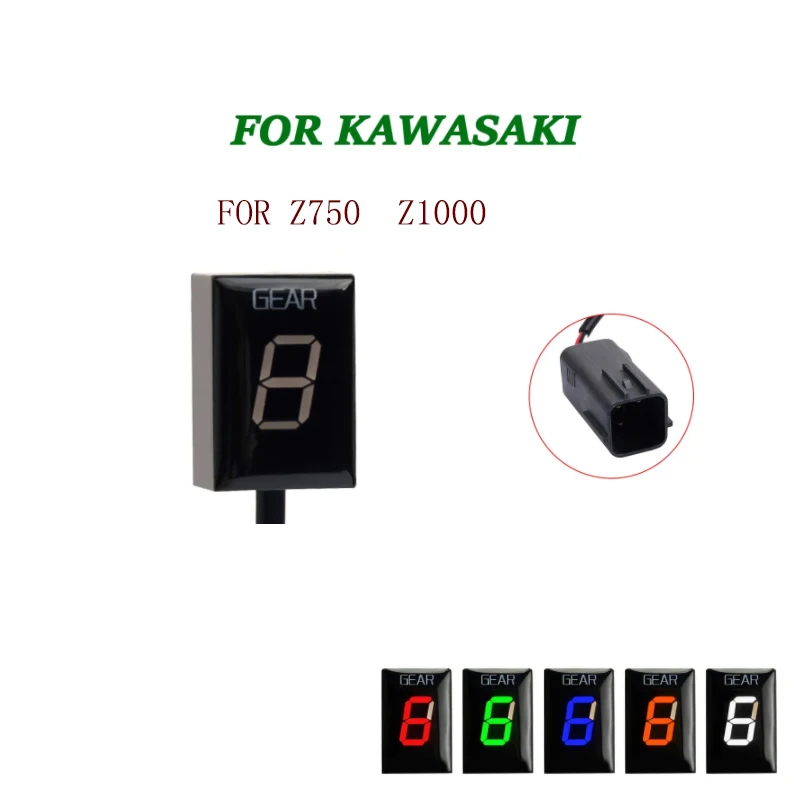 Kawasaki Z750 motorcycle gear indicator Z-750 Z1000 Z-1000 2007 2008 ...