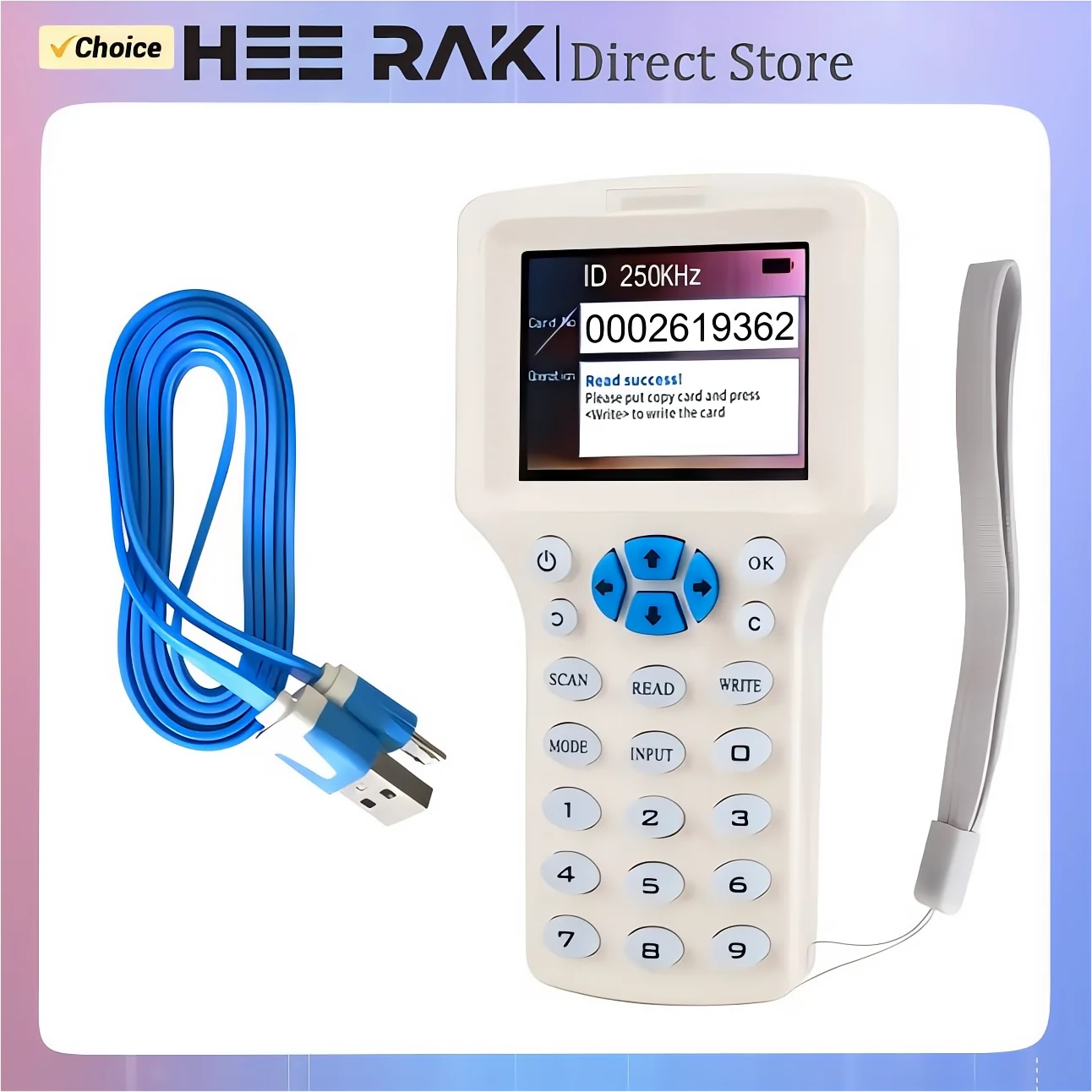 10-Frequency-NFC-Smart-Card-Reader-Writer-Duplicator-125K-13-56MHz-RFID ...