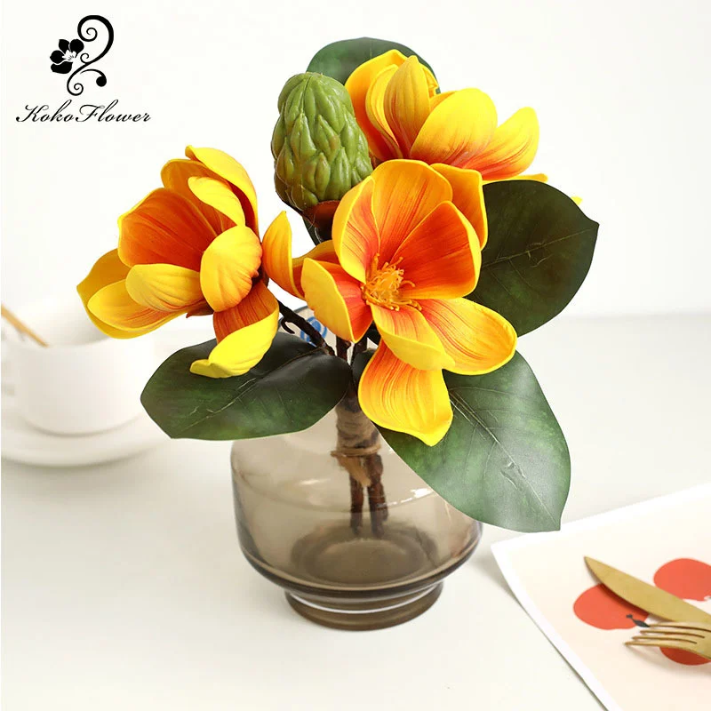 Koko Flower 28cm Real Touch Orchid Home Dining Table Decor Wedding ...