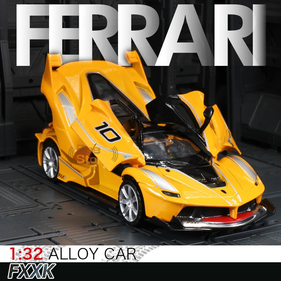 1-32-Ferrari-FXX-Sports-Car-Alloy-Simulation-Force-Control-Model-Door ...