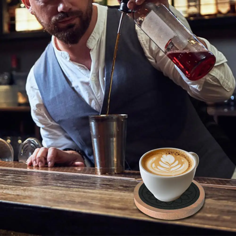 Kitchen-Table-Protectors-Wooden-Coasters-for-Drinks-Absorbent-Non-slip ...