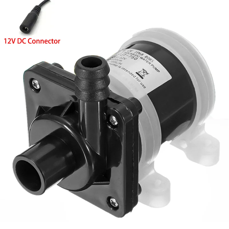 Super silencioso dc 12v 700l/h brushless JT 750 miniatura bomba de água ...