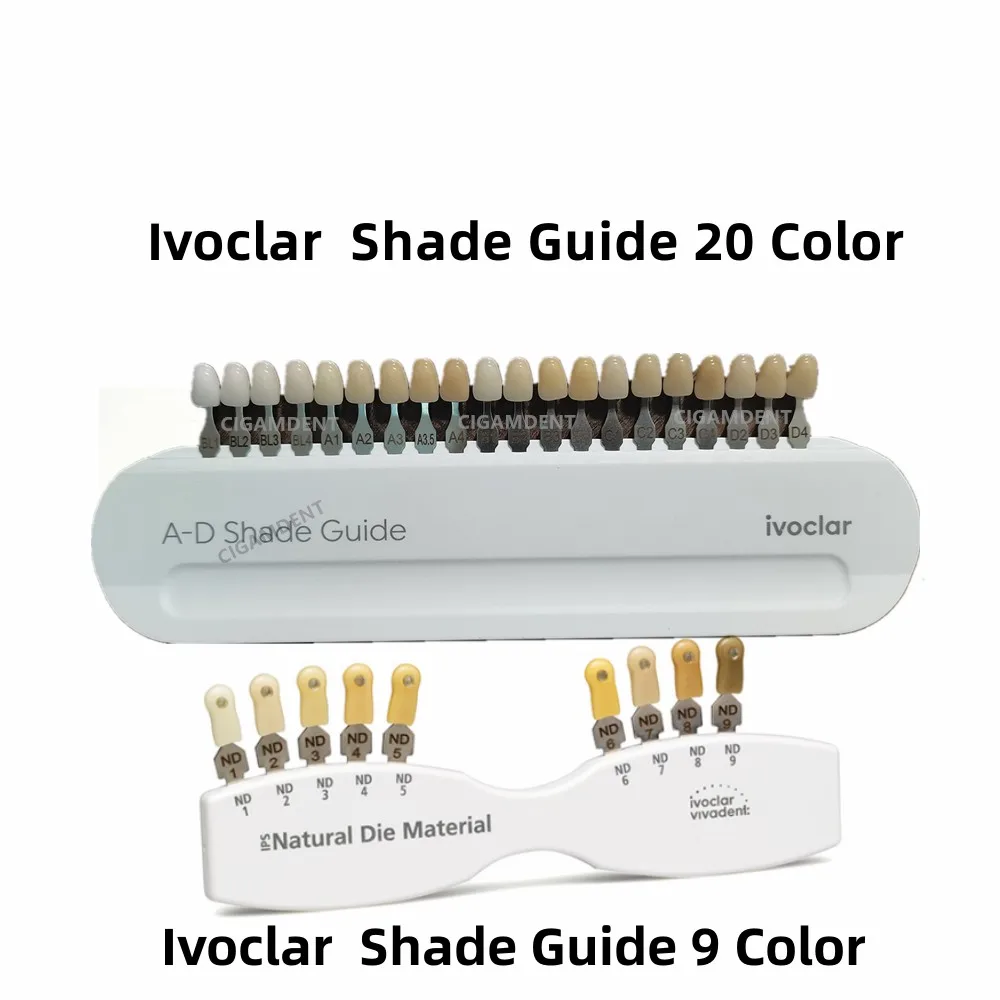 1Pc-Dental-Porcelain-Teeth-Denture-Teeh-Color-Shade-Board-Guide-Ivoclar ...