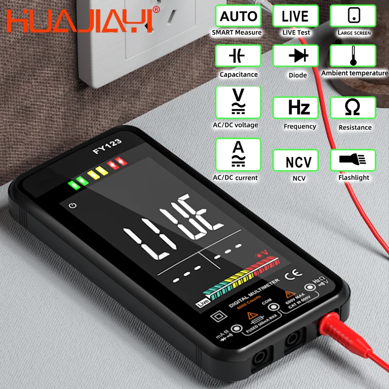 Smart Digital Multimeter Voltage Tester | Digital Multimeter Ncv Tester ...