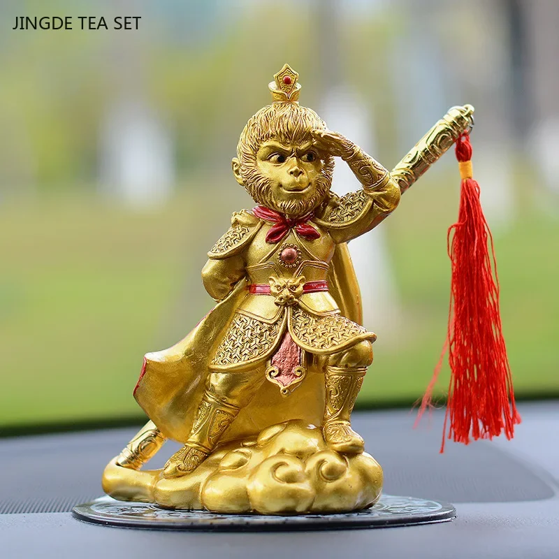 1PCS 13.5x9.5cm resin Sun Wukong ornament Qi Tian Da Sheng Ta Xiang Yun ...