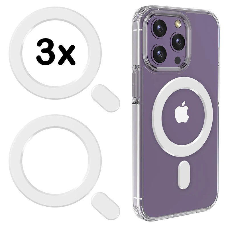 Magnetic Metal Plate Sticker Rings For Magsafe Wireless Charger Magnet ...