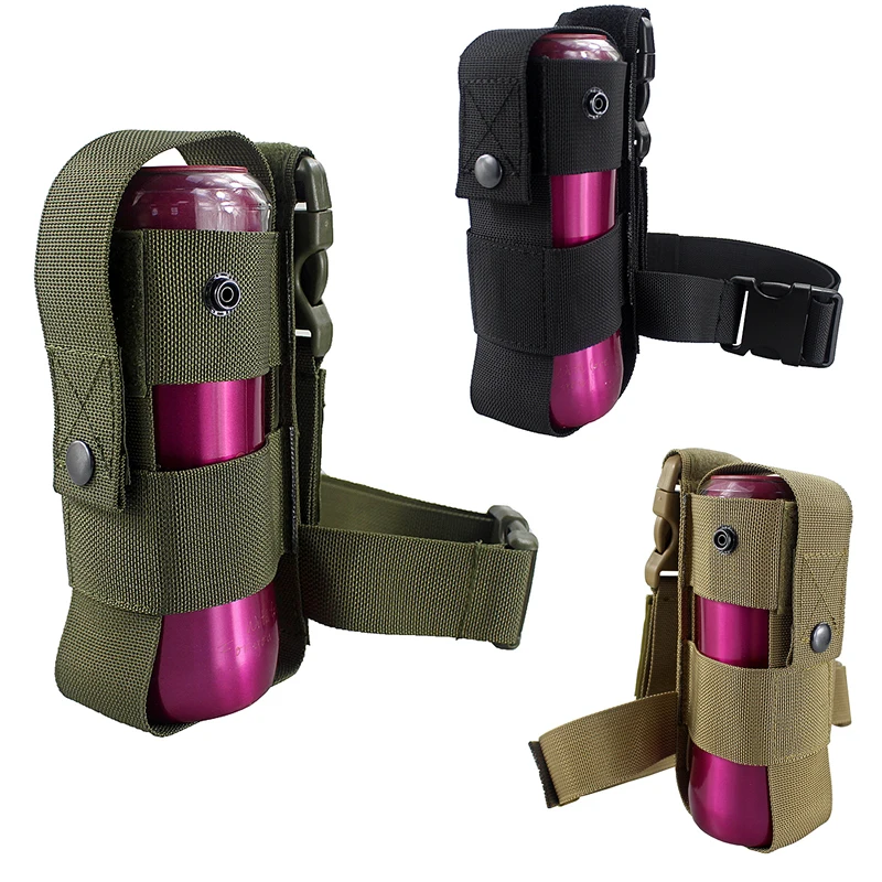 Military-Drop-Leg-MK9-Pepper-Spray-Holder-Pouch-Water-Bottle-Holster ...