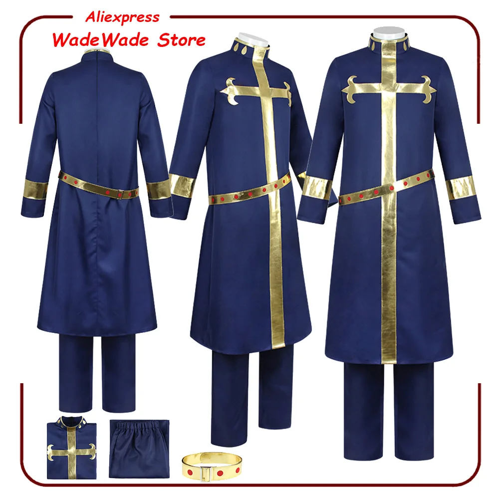 Enrico Pucci Cosplay Costume Bizarre Anime Adventure Roleplay Coat ...