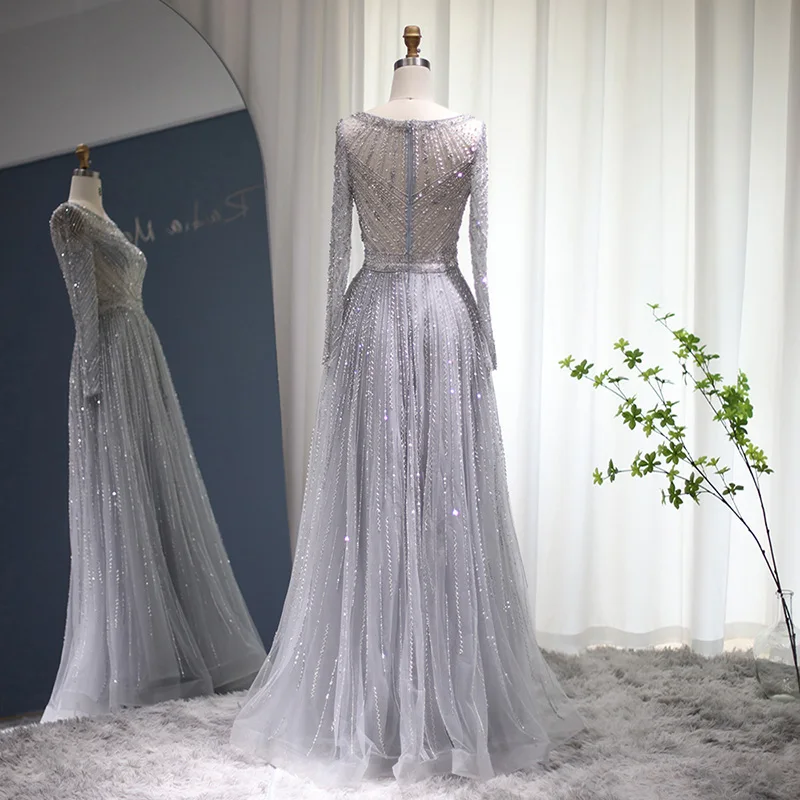 Beautiful Long Dress With Sleeves