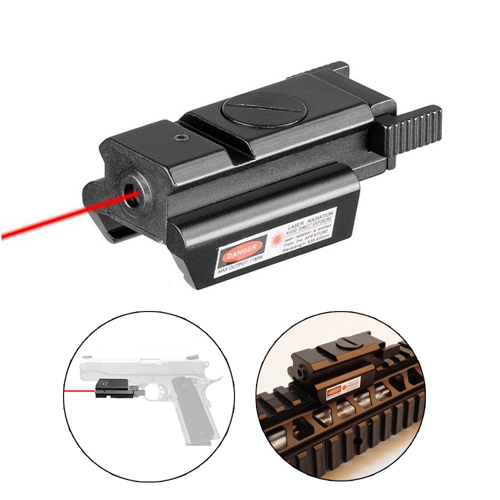 Hunting Red Dot Laser Sight for Pistol Accessories With Picatinny Mount ...