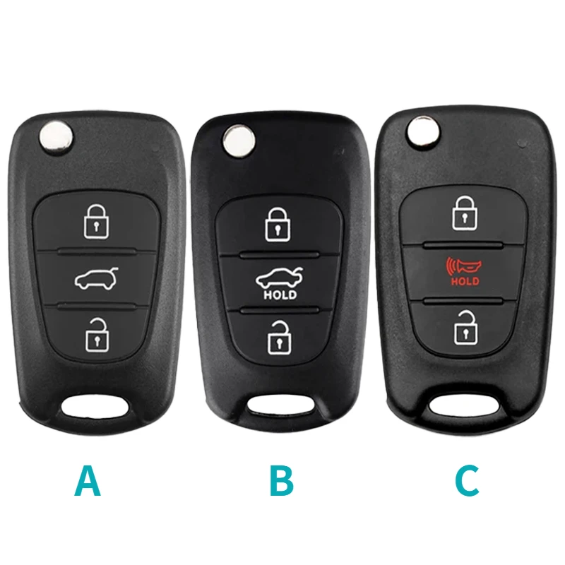 3-Botton-Car-Key-Housing-Fob-Case-Shell-for-Kia-K2-K5-Rio-Picanto ...