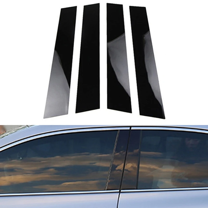 4pcs-Set-Door-Side-Window-Column-B-C-Pillar-Posts-Trim-Cover-Decal ...