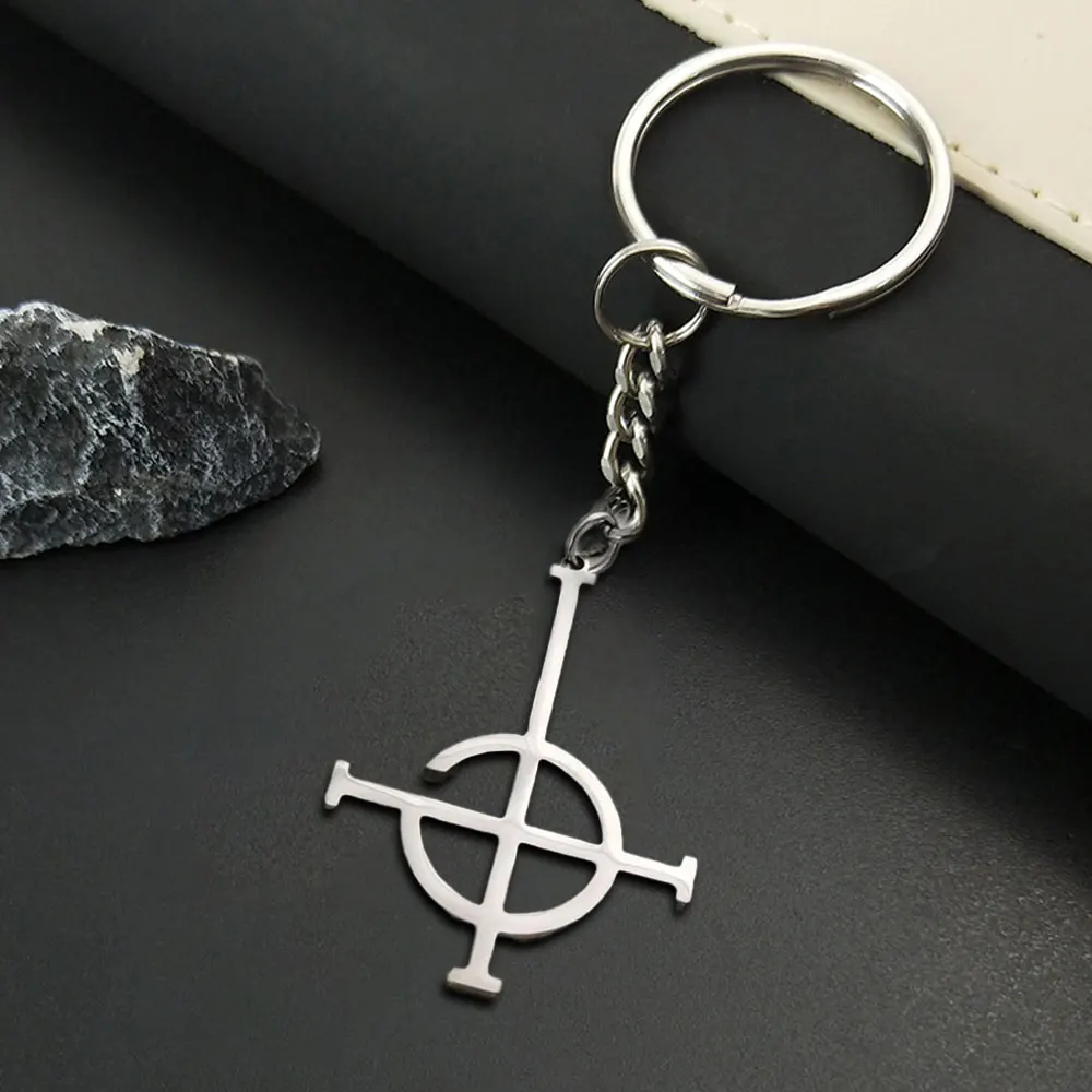 YILUOCD-Stainless-Steel-Ghost-Band-Mask-Keychains-Emeritus-Ghost-BC ...