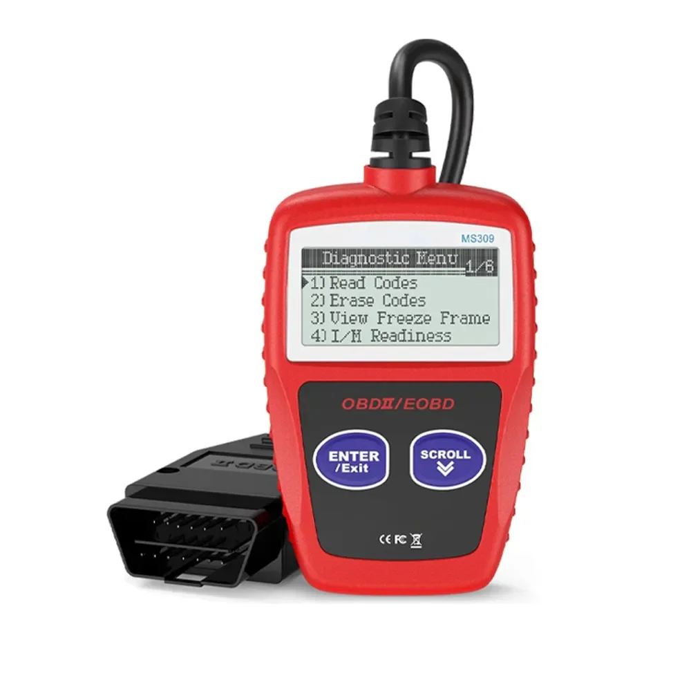 MS309-Automotive-Code-Reader-OBD2-Scanner-Car-Check-Engine-Fault ...
