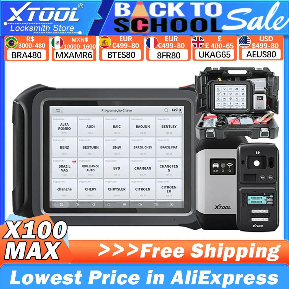 XTOOL-X100MAX-Key-Programmer-ECU-Programming-Scanner-All-System ...