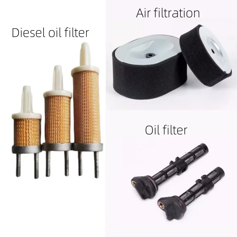 AIR FILTER DIESEL FILTER OIL FILTER SINGLE CYLINDER AIR COOLED DIESEL ...